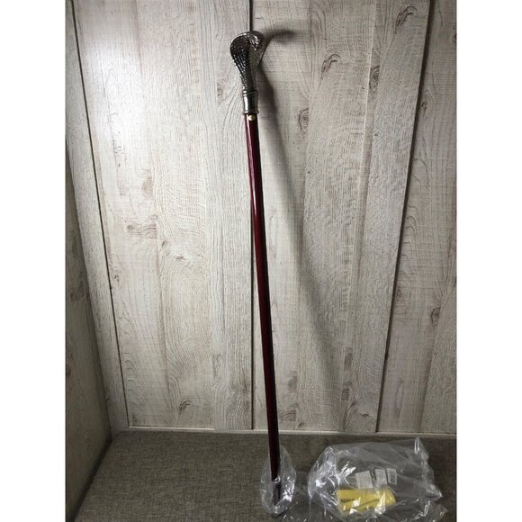 Unbranded | Other | Toscano Silver Cobra Snake Head Handle Wooden ...